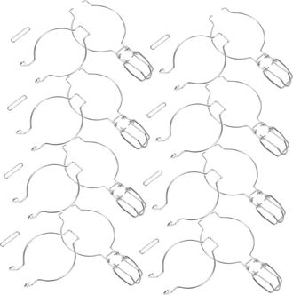 Cabilock 10St Verschlussclip aus Metall Einmachglasgestell Verschlussschnalle Glasbeh&auml;lterverschluss Verschluss f&uuml;r Glasdosen Befestigungsschnalle aus Metall S