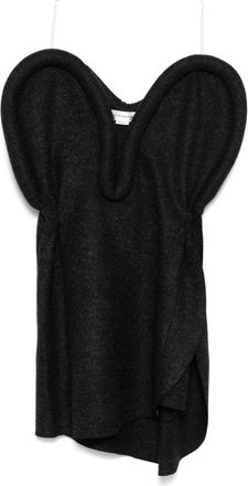 Victoria Beckham Minikleid mit 3D-Detail - Grau