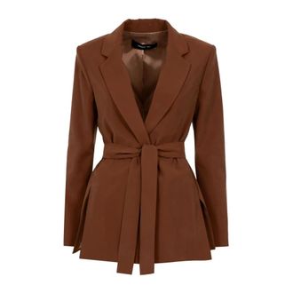 Federica Tosi Femme, Vestes, Brun, Taille: 36 FR Federica Tosi Vestes