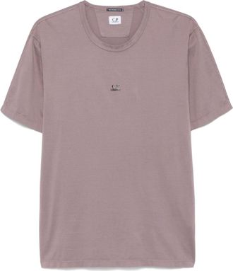 C.P. Company T-Shirt mit Logo-Print - Violett