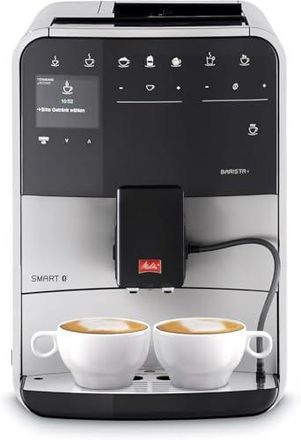 MELITTA Barista T Smart - Kaffeevollautomat mit Milchsystem, Kaffeemaschine mit Mahlwerk, für z. B. Cappuccino oder Espresso, App Steuerung möglich, schwarz/s