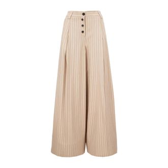 Paul Smith Weite Hosen - - Trousers - Damen - Beige - XS