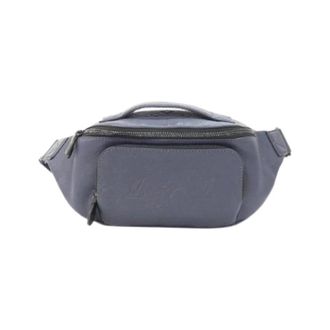 Louis Vuitton Pre-owned Monogram Shadow Calf Waist Bag - - Pre-owned - Damen - Blau - ONE SIZE