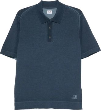 C.P. Company C.p. Company, Homme, Tops, Bleu, Taille: L Polo