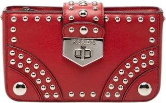 Prada Pre-owned Elektra Clutch - Femme - Pre-owned - Rouge - Taille: ONE Size