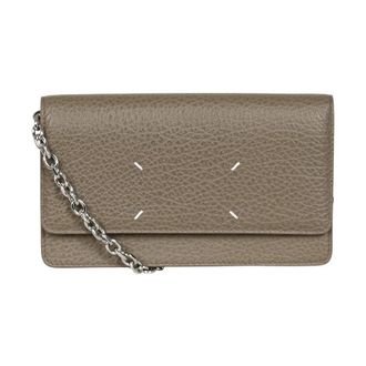 Maison Margiela Wallet on Chain Medium - - Bags - Damen - Braun - ONE SIZE