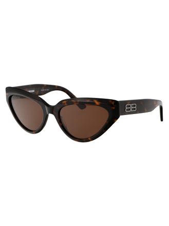 Balenciaga Womens Sunglasses Havana Brown Acetate