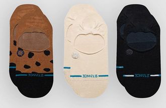 Stance Leopard No Show 3 Pk Chaussettes