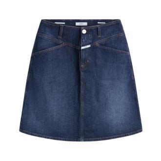 Closed Femme, Jupes, Bleu, Taille: W30 Ibbie Denim Skirt