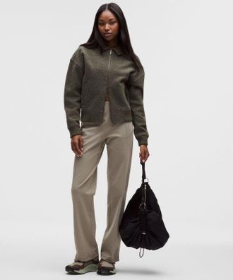 lululemon Define Trainingshose mit mittelhohem Bund Luon f&uuml;r Frauen - Khaki - Gr&ouml;&szlig;e S