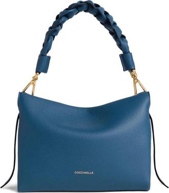 Coccinelle Femme, Sacs, Bleu, Taille: ONE Size Handbag Double Grainy