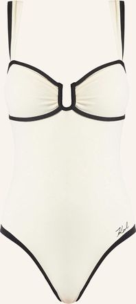 Karl Lagerfeld Badeanzug beige