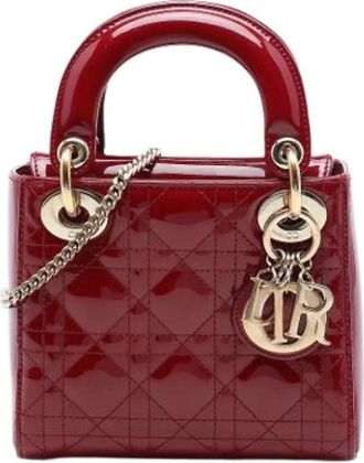 Dior Lady Dior Pre-owned - Femme - Pre-owned - Rouge - Taille: ONE Size