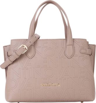 Valentino Schultertasche Handtasche Pansy Shopping Bag Taupe