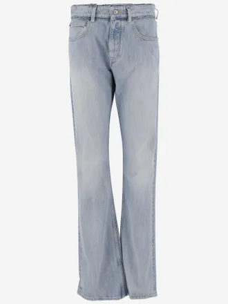 Balenciaga Womens Jeans Light Denim Cotton