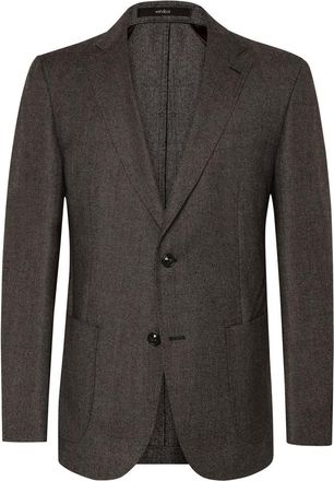 Windsor Einreihiges Sakko aus Schurwolle mit Webstruktur, Shaped Fit in