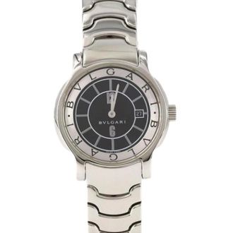 Bulgari Montre Pre-owned Vintage - Femme - Pre-owned - Noir - Taille: ONE Size