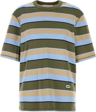 Ami Femme, Tops, Multicolore, Taille: 38 FR T-Shirt Oversize Brod&eacute; en Coton