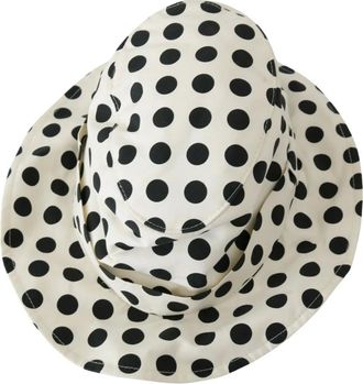 Dolce & Gabbana Femme, Accessoires, Blanc, Taille: 60 CM Trilby Hat