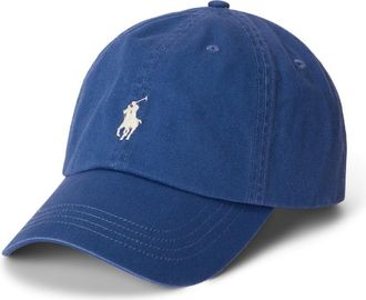 Ralph Lauren Cap aus Baumwoll-Twill mit Pony-Stickerei in