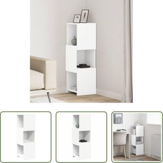vidaXL Eckregale - Eckschrank 30,5x30x95cm Holzwerkstoff