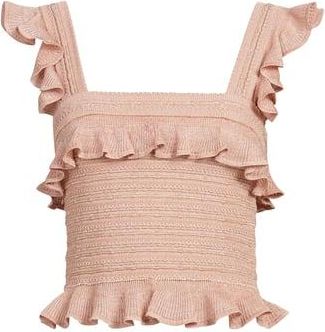 Zimmermann Top &agrave; volants paillet&eacute;