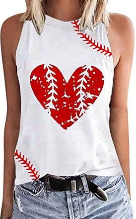 Generic D&eacute;bardeur en maille imprim&eacute;e pour femme - Pull sans manches &agrave; col rond pour une superposition d&eacute;contract&eacute;e et un style polyvalent, E, XXL