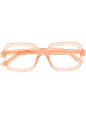 Retro Superfuture Numero 103 Oversized-Brille - Orange