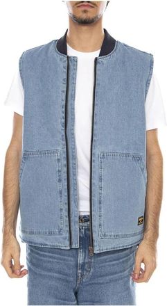 CAT Cat, Homme, Vestes, Bleu, Taille: M Denim Active Jacket