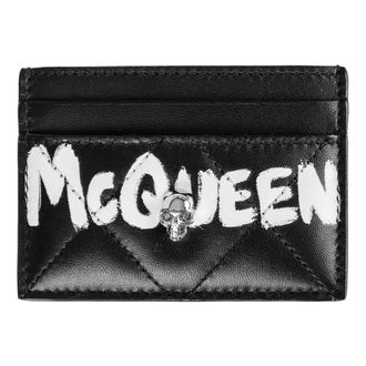 Alexander McQueen Alexander Queen Leder Geldb&ouml;rse - - Accessories - Damen - Schwarzk - ONE SIZE