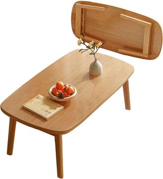 Generic Multifunktion Tragbar Faltbarer Bodentisch, Niedrige Japanische Klapptische, Kleiner Raum Tatami, Chabudai, Zum Essen, Für Schlafzimmer, Wohnzimmer, B