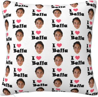 Generic Personalisiert Kissen Bedrucken Lassen mit Foto Gesicht fotokissen selbst gestalten Kissenbezug personalisierte Kissen Custom Pillow Geschenke f&uuml;r Fra