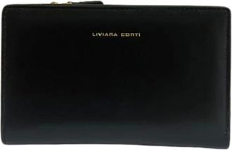 Liviana Conti Femme, Accessoires, Noir, Taille: ONE Size Portefeuille en cuir