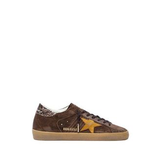 Golden Goose Baskets basses Super Star &agrave; &eacute;toile en cuir su&eacute;d&eacute;