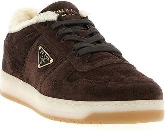 Prada Downtown Sneaker - Brown