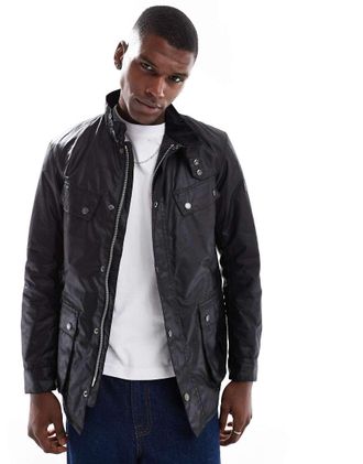 Barbour Duke - Veste cir&eacute;e - Noir