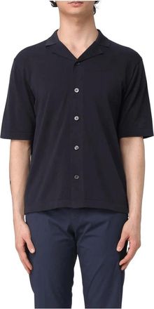 Aspesi Homme, Chemises, Bleu, Taille: L Chemise &agrave; manches courtes