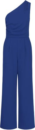 Apart Fashion APART One-Shoulder Overall aus Einer leicht strukturierten Ware, Royalblau, 40