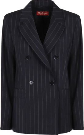 Max Mara Femme, Vestes, Bleu, Taille: 40 FR Vestes