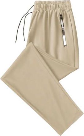 Generic Pantalon Ample Coton Lin Femme Pantalons de Travail pour Femmes Pantacourt L&eacute;ger Yoga et Pilates Taille Elastique Vetement avec Poches t&eacute; Ceinture