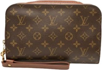 Louis Vuitton Pre-owned Orsay Clutch - Femme - Pre-owned - Brun - Taille: ONE Size