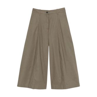Nine In The Morning Wide Hosen - - Trousers - Damen - Gr&uuml;n - W27