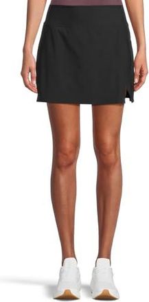 Skechers Go Flex Rib Skort Jupe-Short, Noir, 40 Femme
