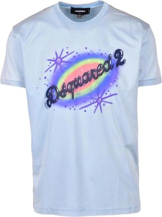Dsquared2 Homme, Tops, Bleu, Taille: L T-Shirt