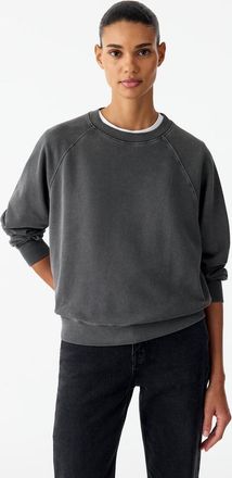 Arket Sweatshirt Aus Baumwollfrottee -Schwarz