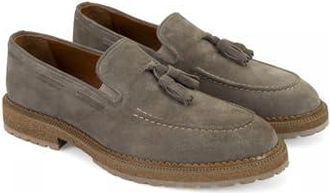 Desa Mocassins en Daim pour Homme Talon de 3 cm, Respirants | Vizon - 43