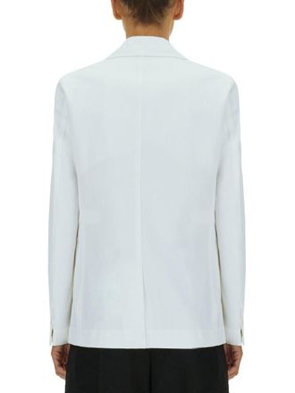 Bottega Veneta Single-Breasted Blazer - White