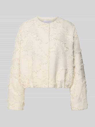 Jake*s Jacke mit Rundhalsausschnitt und Fransen