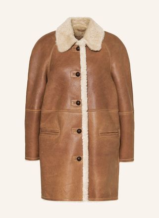 Isabel Marant Isabel Marant Ledermantel Berthie braun
