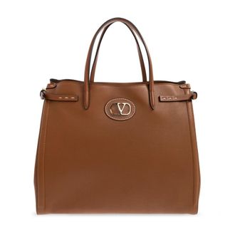 Valentino Garavani Ledertasche - - Bags - Damen - Braun - ONE SIZE
